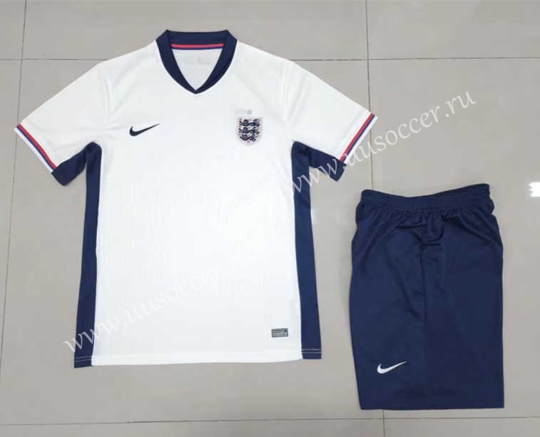 2024-2025 England Home White Soccer Uniform-6748-England| topjersey
