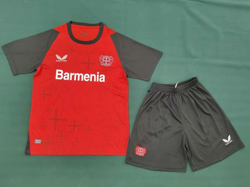 2024-2025 Bayer 04 Leverkusen Home RedSoccer Uniform-6748-Bayer ...