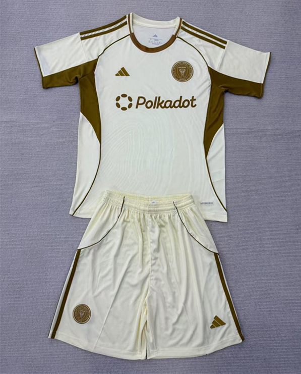 2025-26 Inter Miami CF Light Yellow Soccer Uniform-AY-Inter Miami CF ...